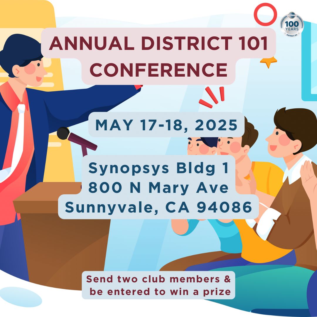 send 2 members win prize | District 101 Toastmasters